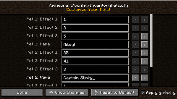 Inventory Pets: Animated creatures that live in your inventory and give ...